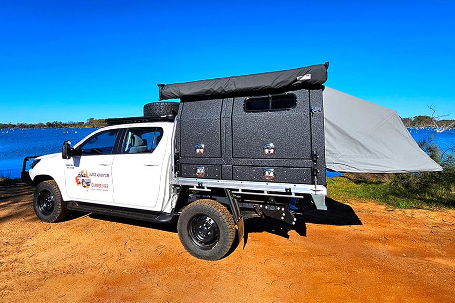 Toyota Hilux HAWK 4×4 Dual Cab Camper - Aussie Adventure Camper Hire